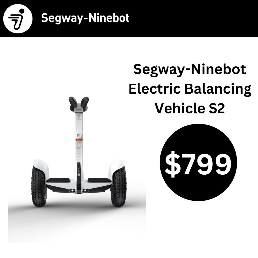 Segway-Ninebot Electric Balancing Vehicle S2 (White) | Segway-Ninebot