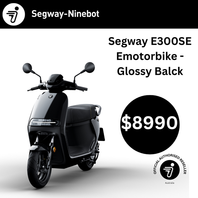 Segway E300SE Emotorbike - Glossy Balck